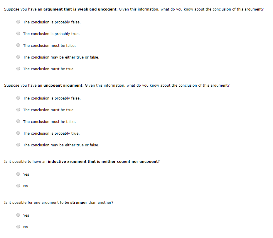 Solved Suppose you have an argument that is weak and | Chegg.com