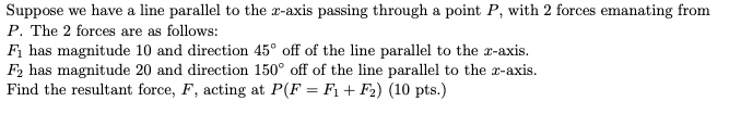 Solved Suppose we have a line parallel to the z-axis passing | Chegg.com