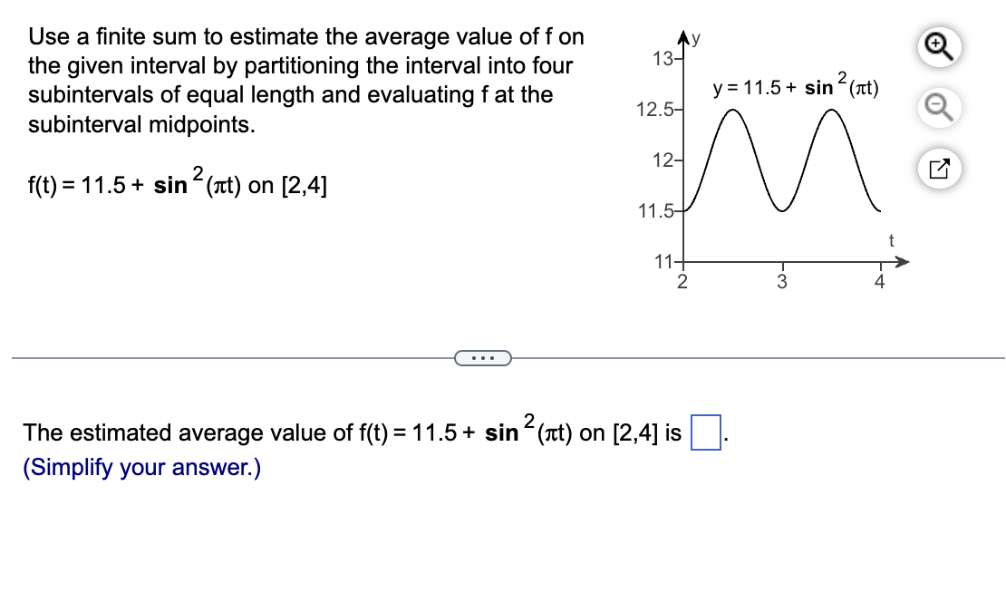 Solved Use a finite sum to estimate the average value of f | Chegg.com