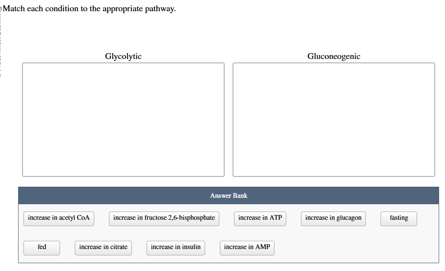 Solved Match each condition to the appropriate | Chegg.com