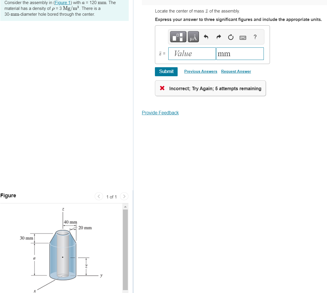 Solved Let a = 150 ﻿mm instead | Chegg.com