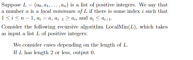 Suppose L = (20, 21, ..., Qr) is a list of positive | Chegg.com