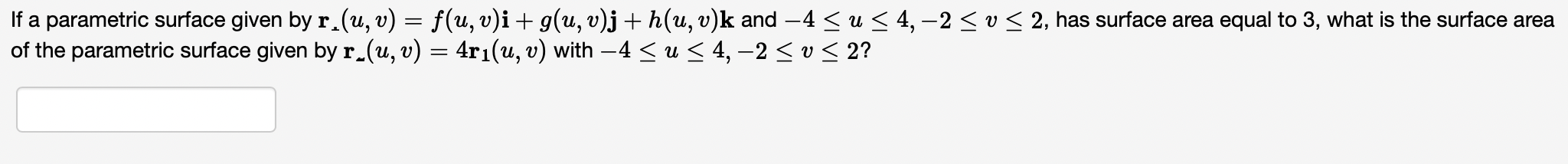 Solved If a parametric surface given by | Chegg.com