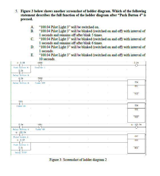 Solved 5. Figure 3 below shows another screenshot of ladder | Chegg.com