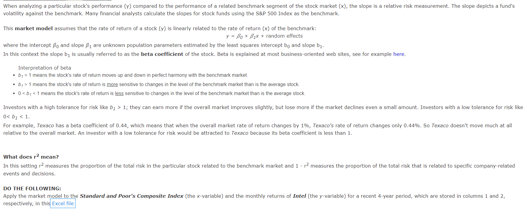 Solved volatility against the benchmark. Many financial | Chegg.com