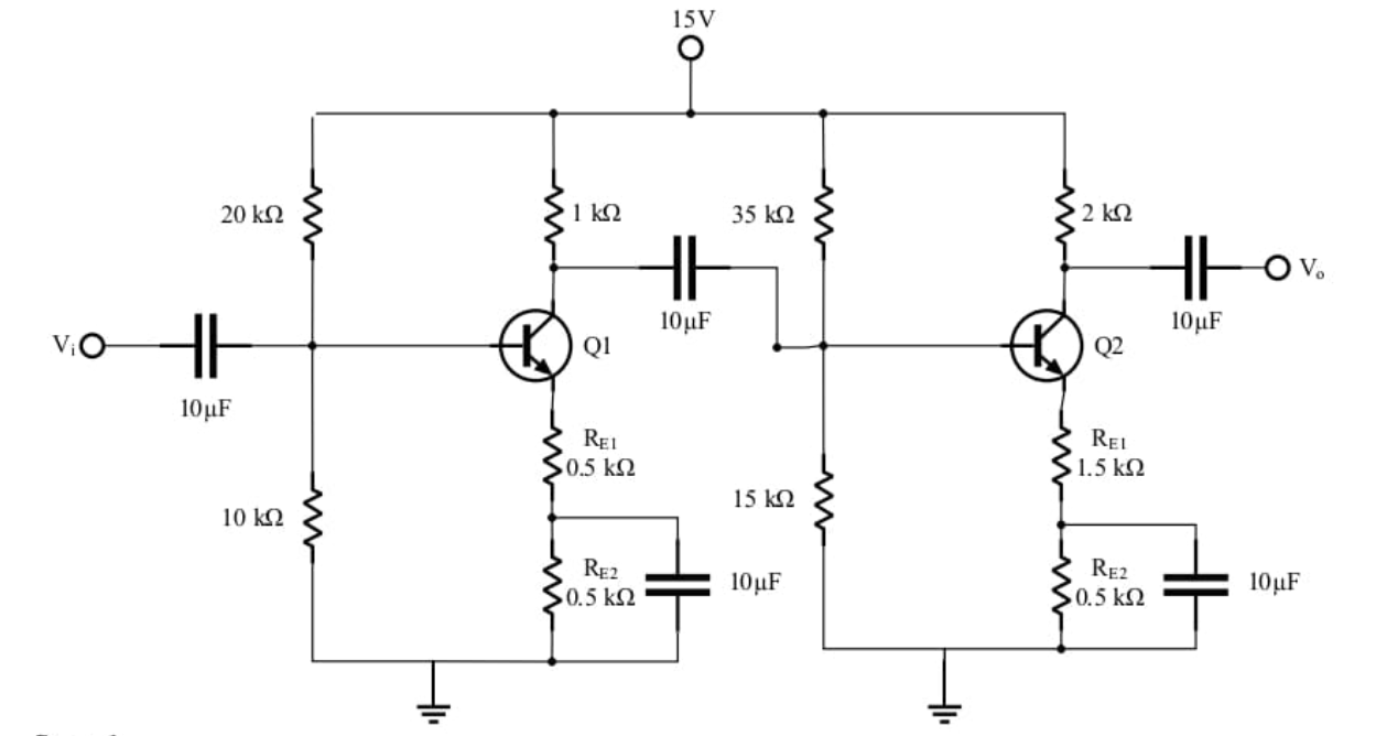 Solved a.) Perform DC analysis of transistor Q1. Calculate | Chegg.com