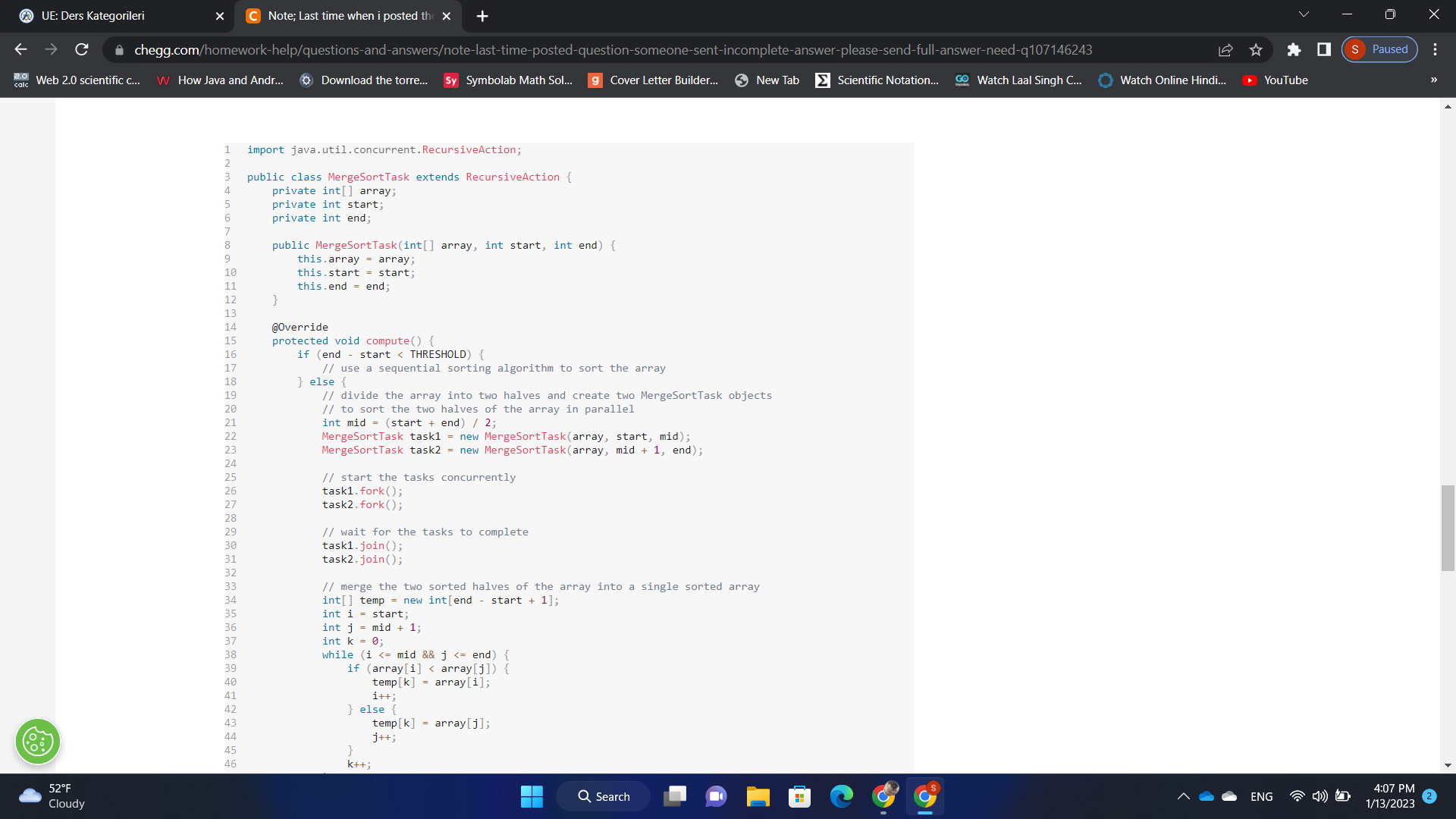 Solved HELLO I NEED A STEP BY STEP EXPLAINATION OF THE | Chegg.com