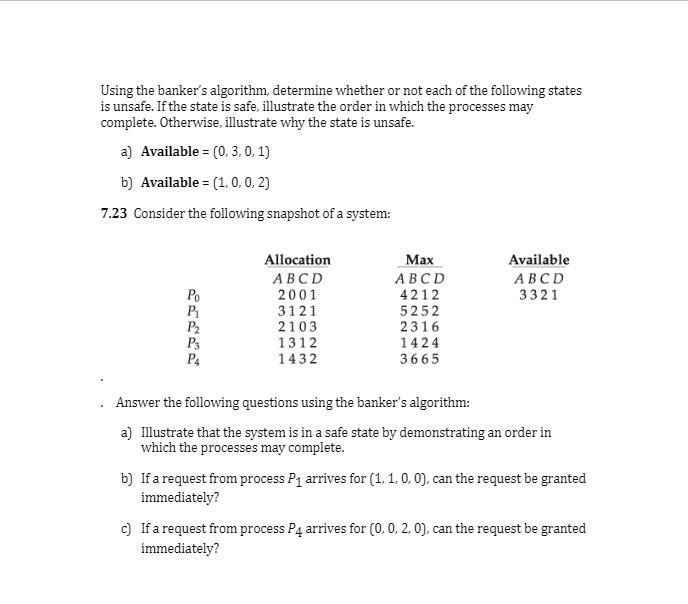 Solved Operating System 6.9 The first known correct software | Chegg.com