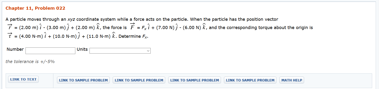 Solved Chapter 11, Problem 022 A particle moves through an | Chegg.com