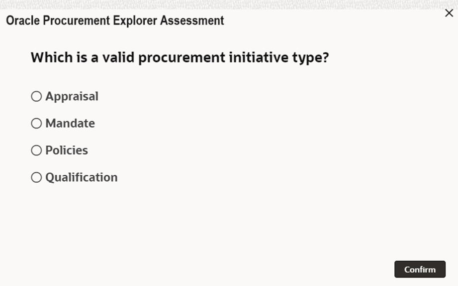 Solved Oracle Procurement Explorer Assessmentwhich Is A