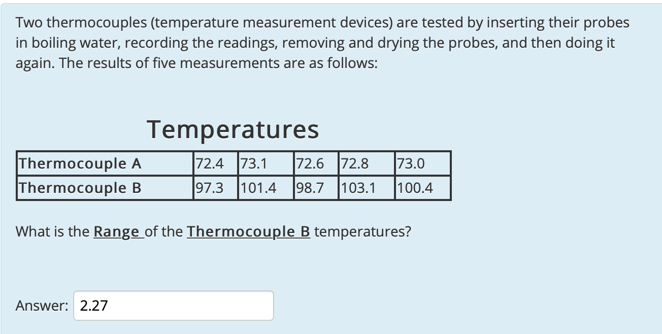 Solved Two thermocouples (temperature measurement devices) | Chegg.com
