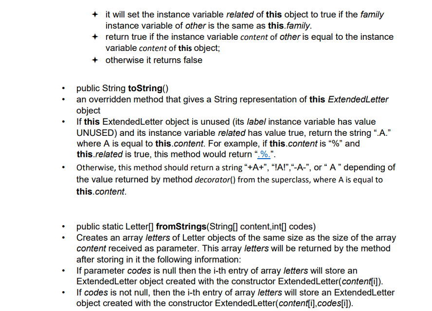 Solved Classes to Implement For this assignment, you must | Chegg.com
