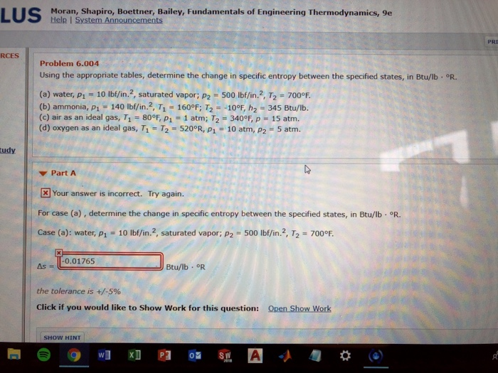 Solved Moran, Shapiro, Boettner, Bailey, Fundamentals of | Chegg.com