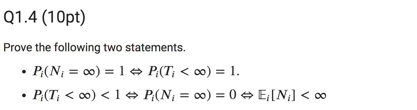 Solved Prove the following two statements. - | Chegg.com