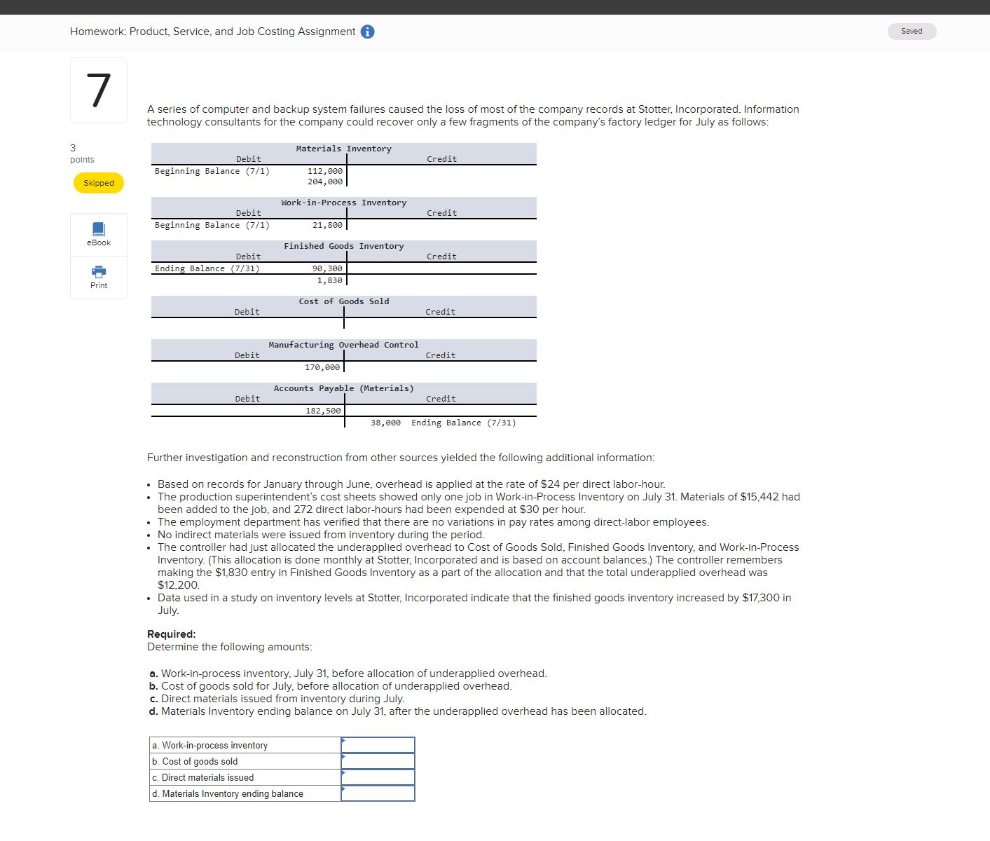 Solved A series of computer and backup system failures | Chegg.com