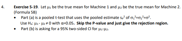 Solved Chapter 5 Formulas Inferences Based on Two Samples | Chegg.com