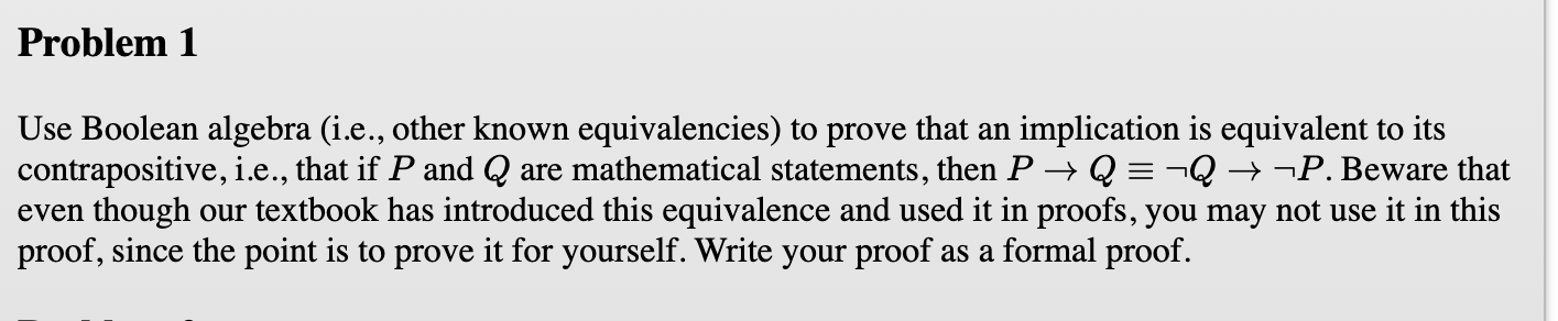 Solved Use Boolean algebra (i.e., other known equivalencies) | Chegg.com