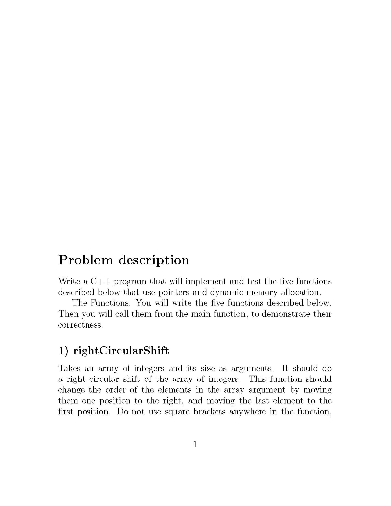 Solved Problem Description Write A C Program That Will 7484