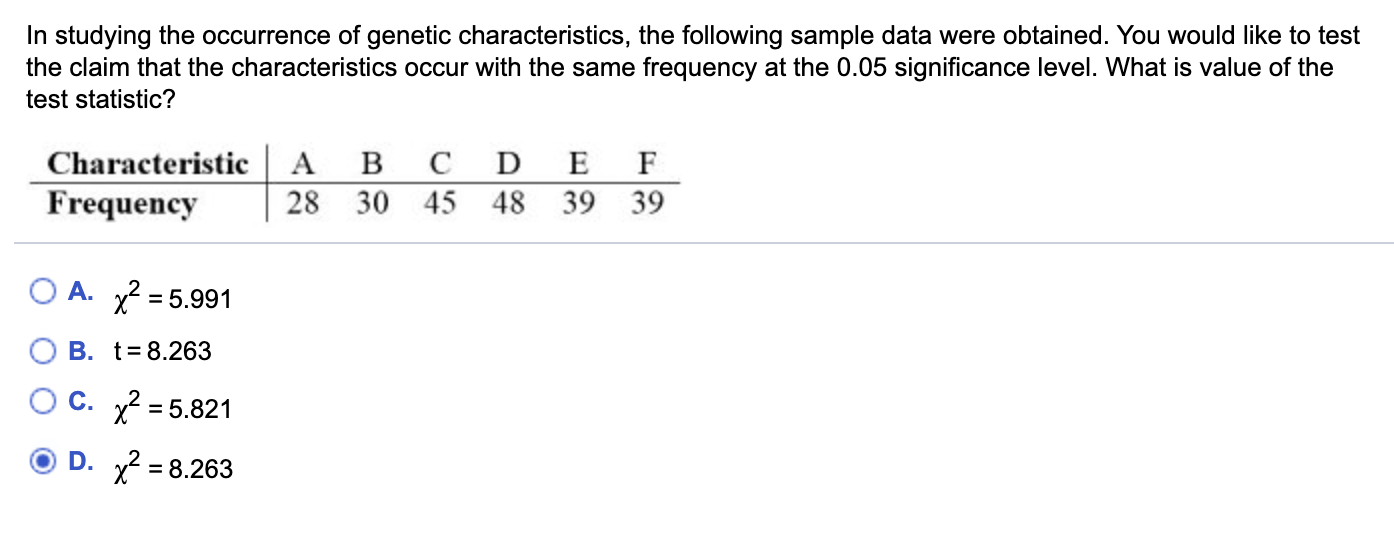 Solved In studying the occurrence of genetic | Chegg.com
