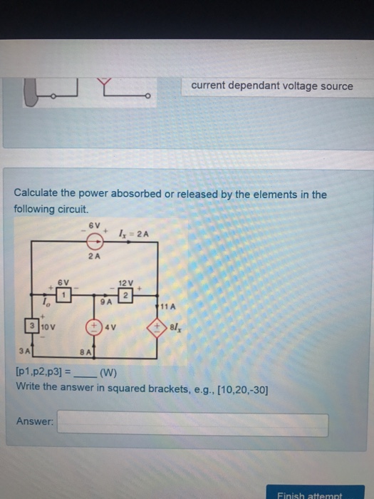Solved | Y o 1.1- current dependant voltage source Calculate | Chegg.com