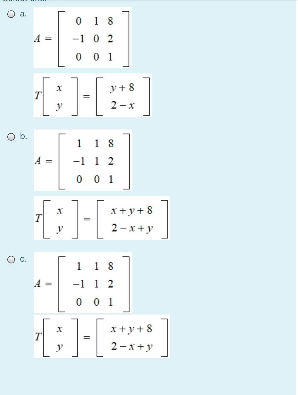 Solved Use homogeneous coordinates to find the 3 x 3 | Chegg.com