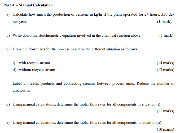 Solved Part A - Manual Calculation a) Calculate how much the | Chegg.com
