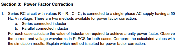 Solved provide atleast calculation, if plecs simulations is | Chegg.com