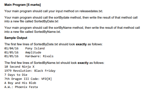 Solved Objectives: 1. Write several methods that use and | Chegg.com