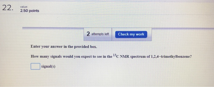 Solved 2.50 points 2 attempts left Check my work Enter your | Chegg.com