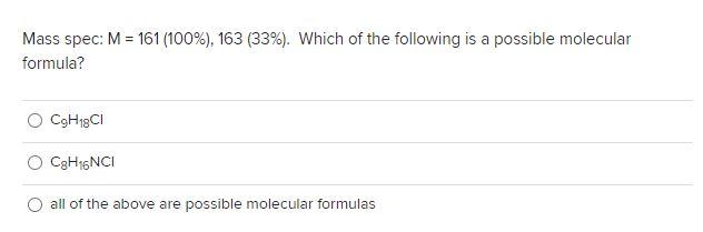 Solved Using the rule of 13, what is a possible formula for | Chegg.com