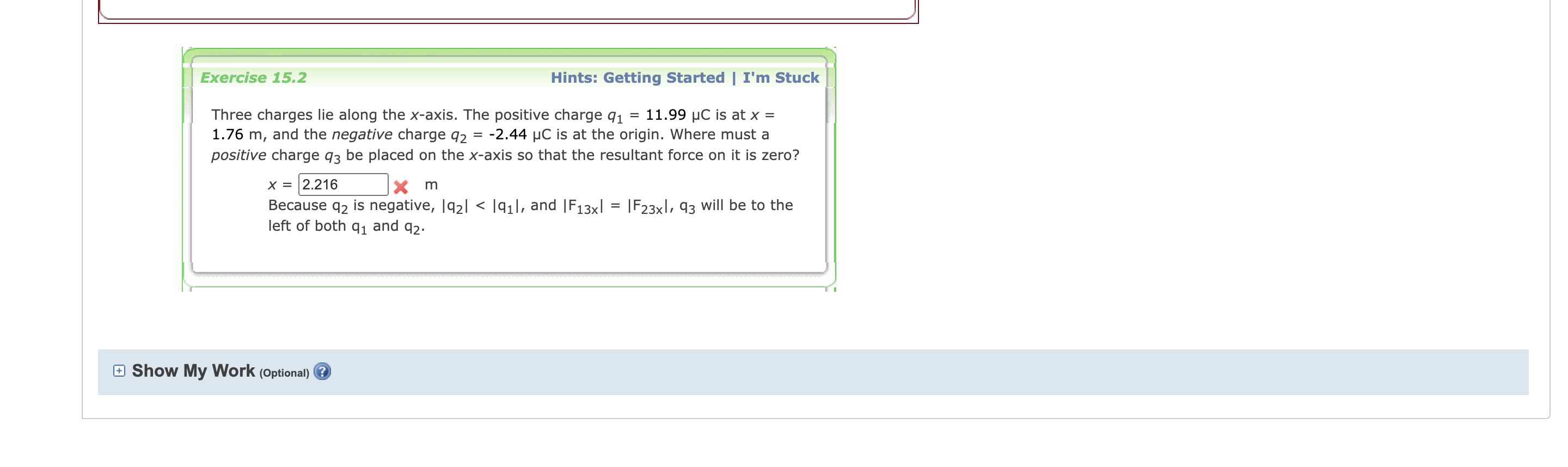 Solved Exercise 15.2 Hints: Getting Started | I'm Stuck | Chegg.com