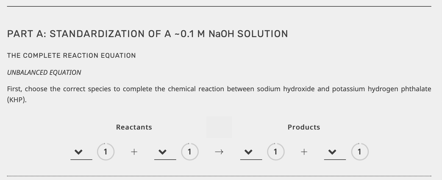 Solved PART A: STANDARDIZATION OF A -0.1 M NaOH SOLUTION THE | Chegg.com