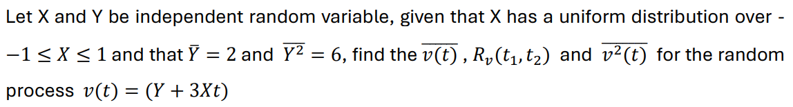 Solved Let x ﻿and Y be ﻿independent random variable, given | Chegg.com