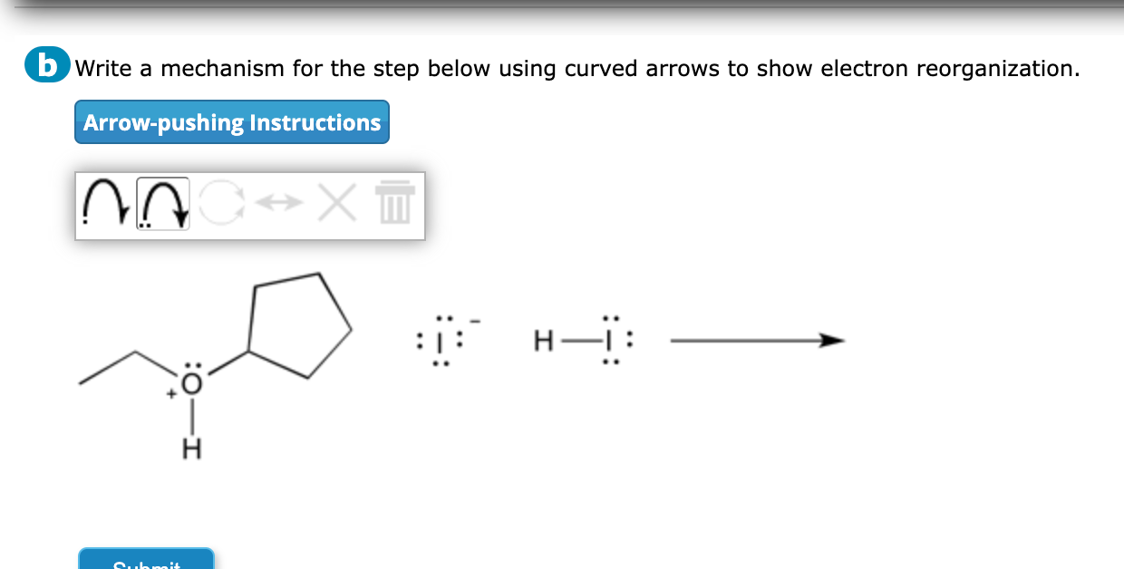 Solved Write a mechanism for the step below using curved | Chegg.com