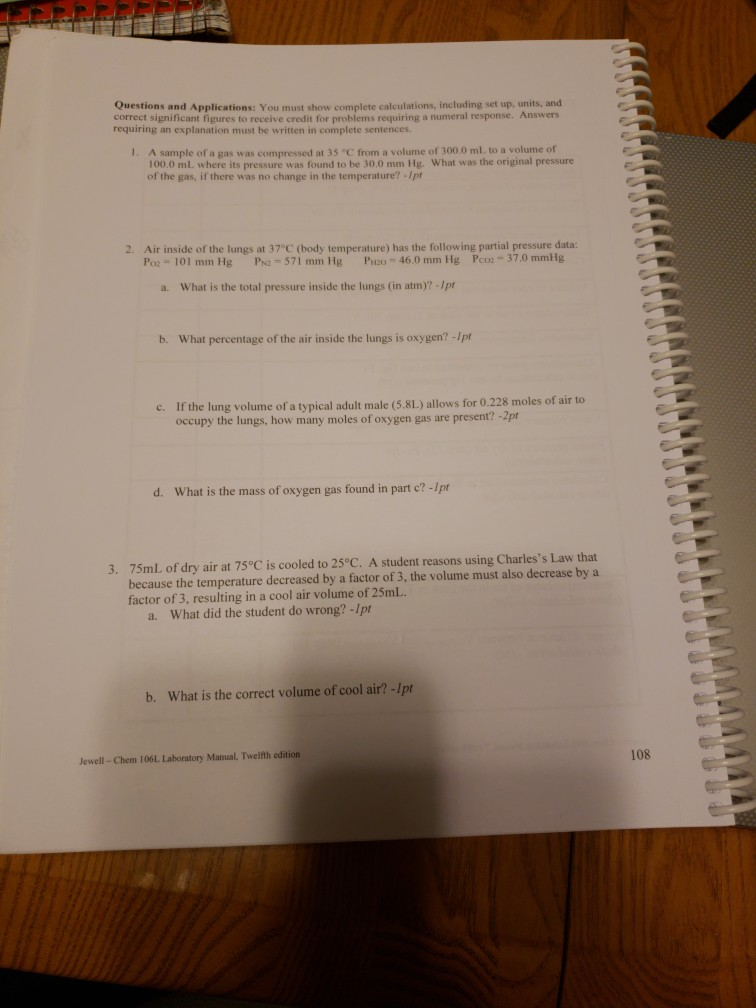 Solved Questions and Applications: You must show complete | Chegg.com