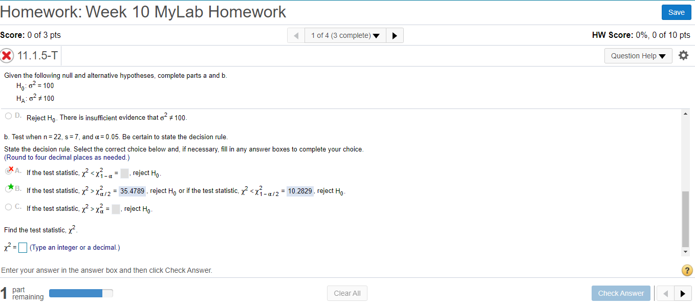 Solved Homework: Week 10 MyLab Homework Save Score: 0 of 3 | Chegg.com