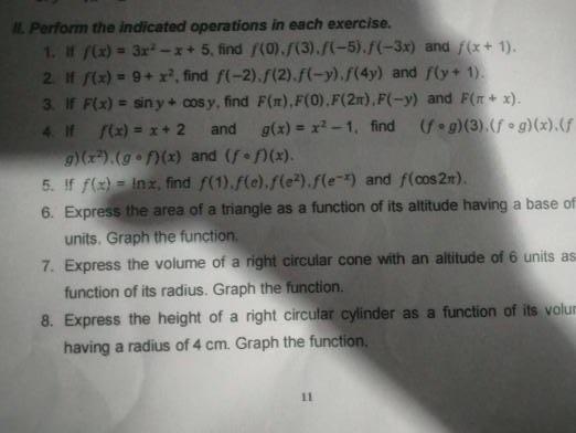 Solved U. Perform the indicated operations in each exercise. | Chegg.com
