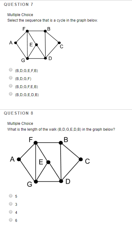 Solved QUESTION 7 Multiple Choice Select the sequence that | Chegg.com
