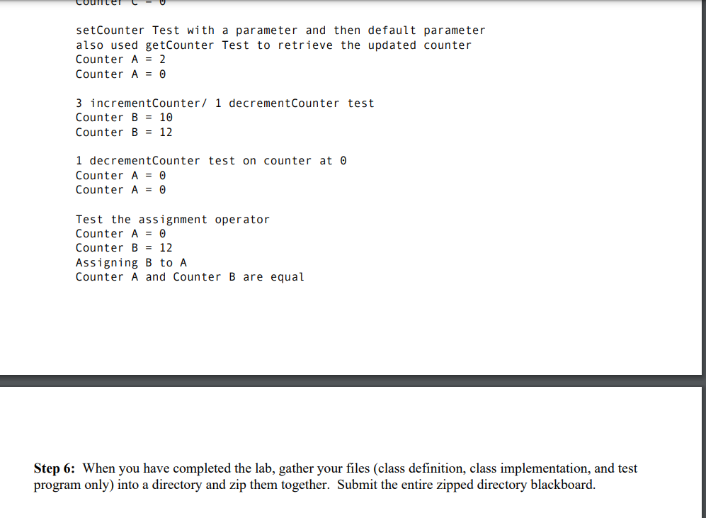 Solved C S C 1 7 2 0 L A B F I V E-CLASS IMPLEMENTATION Use | Chegg.com