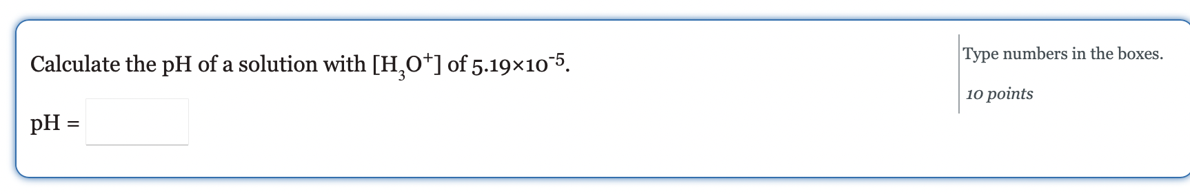 Solved Calculate the \\( \\mathrm{pH} \\) of a solution with | Chegg.com
