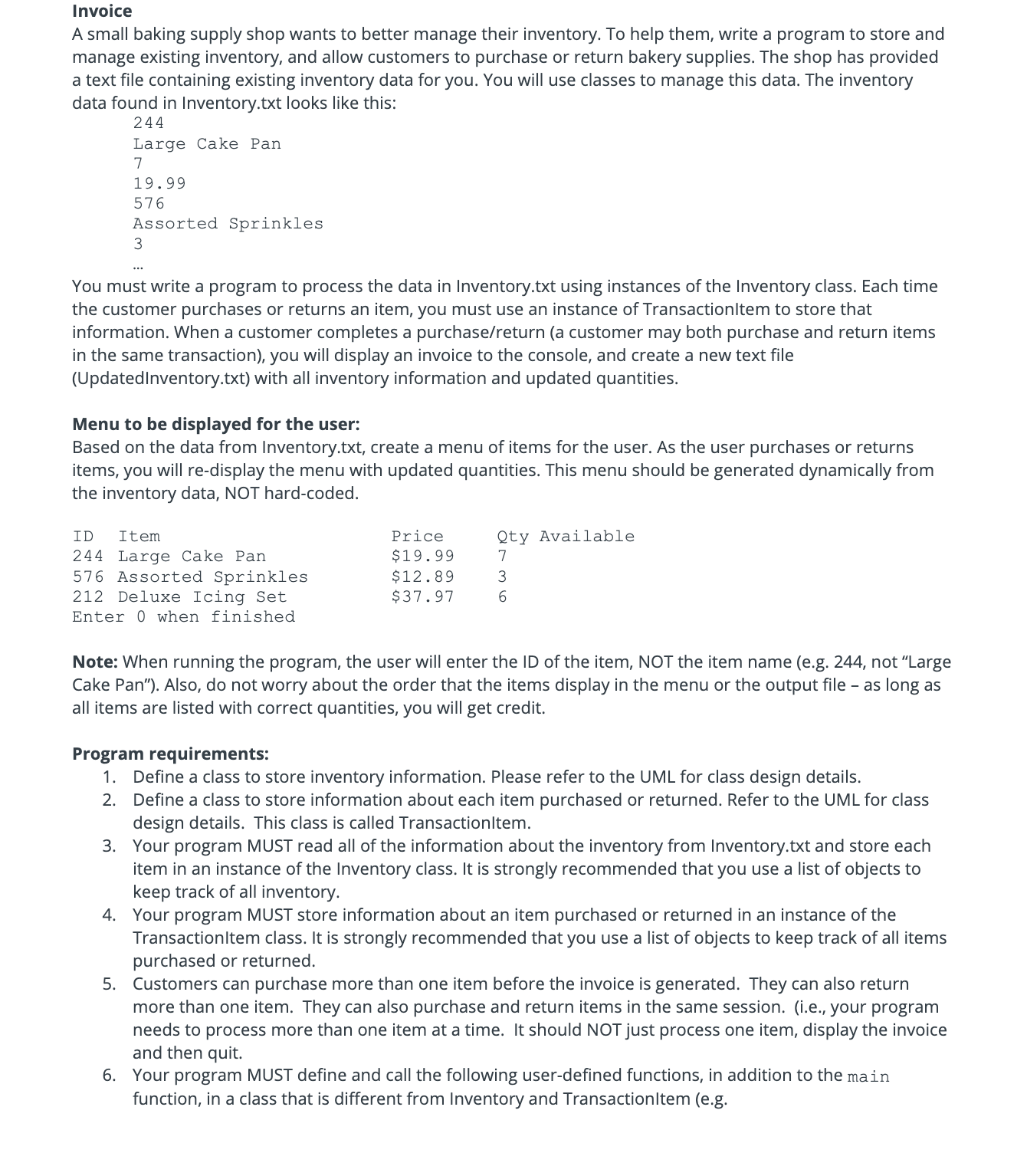 PLEASE CORRECT CODE AND MAKE SURE IT WORKS AS PER | Chegg.com