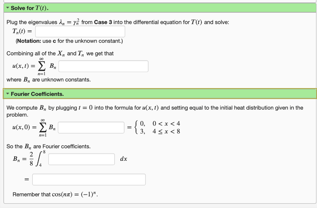 Solved (3 points) In your answers below, for the variable a | Chegg.com