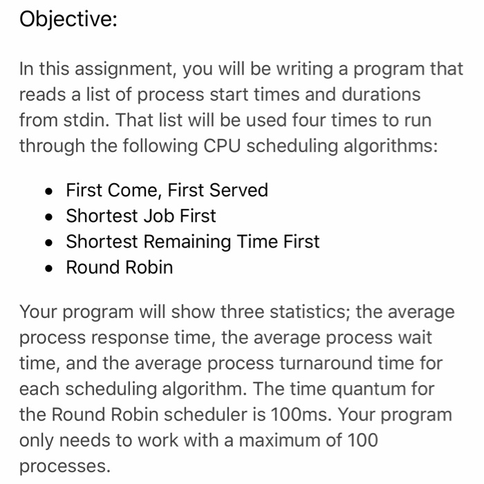 Solved Objective: In this assignment, you will be writing a | Chegg.com