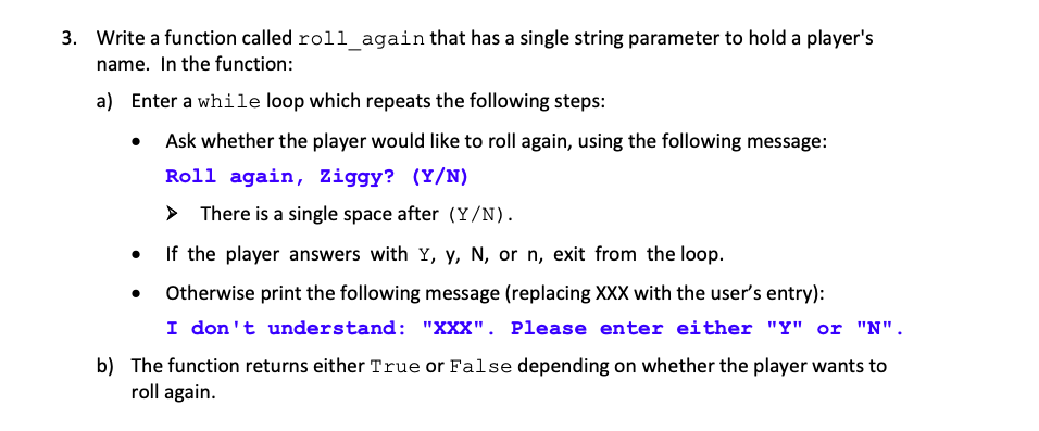 Solved Dice Game: Pig (100 points) For this program you will | Chegg.com