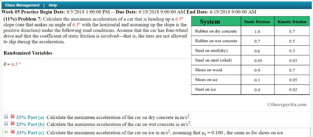 Solved Class Management | Help Week 05 Practice Begin Date: | Chegg.com
