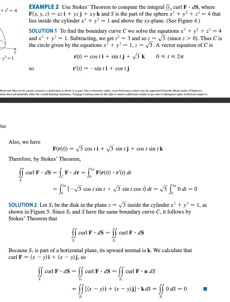 Solved When solving for the Stoke's or Green's Theorem, when | Chegg.com
