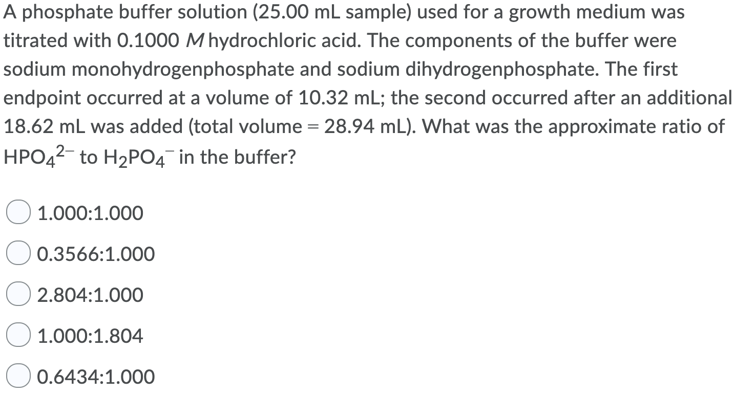 A Phosphate Buffer Solution 2500 Ml Sample Used 6766
