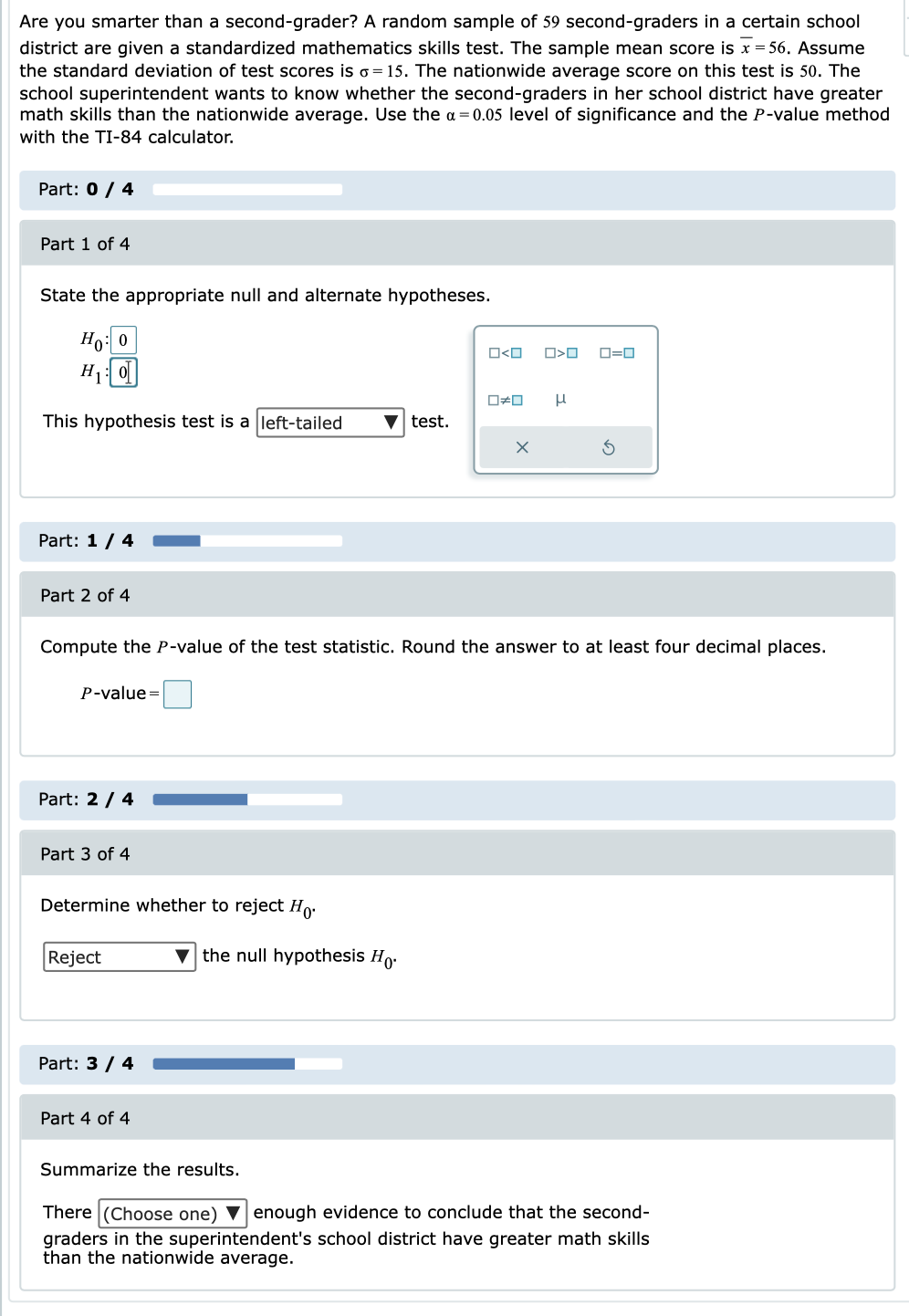 Solved Are you smarter than a second-grader? A random sample | Chegg.com