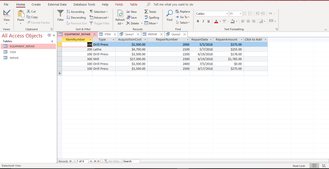 Solved I am still having trouble with Microsoft access. I | Chegg.com