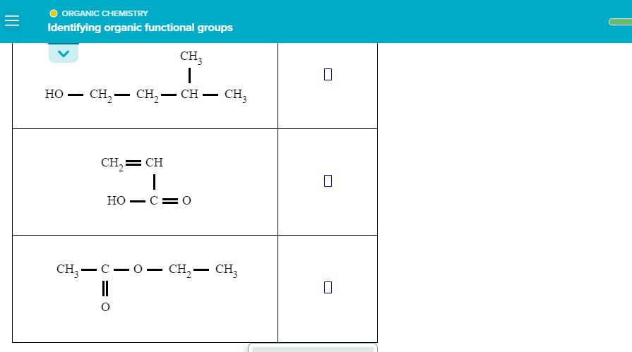 Solved Name the family to which each organic compound | Chegg.com